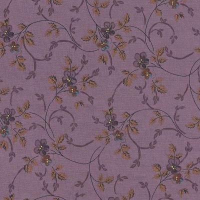 Dargate Violet & Chocolate 22314-1 Cotton – Windham Fabrics