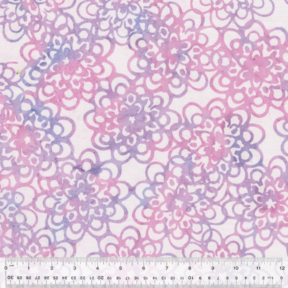 Pixie Baliscapes 2503Q-X Lilac Mums Batik Cotton – Windham Fabrics