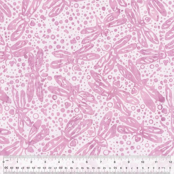 Pixie Baliscapes 2505Q-X Lilac Dragonfly Batik Cotton – Windham Fabrics