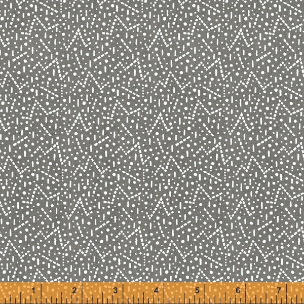 Lofi Whistler Studios 52508-6 Steel Zig Zag Cotton – Windham Fabrics
