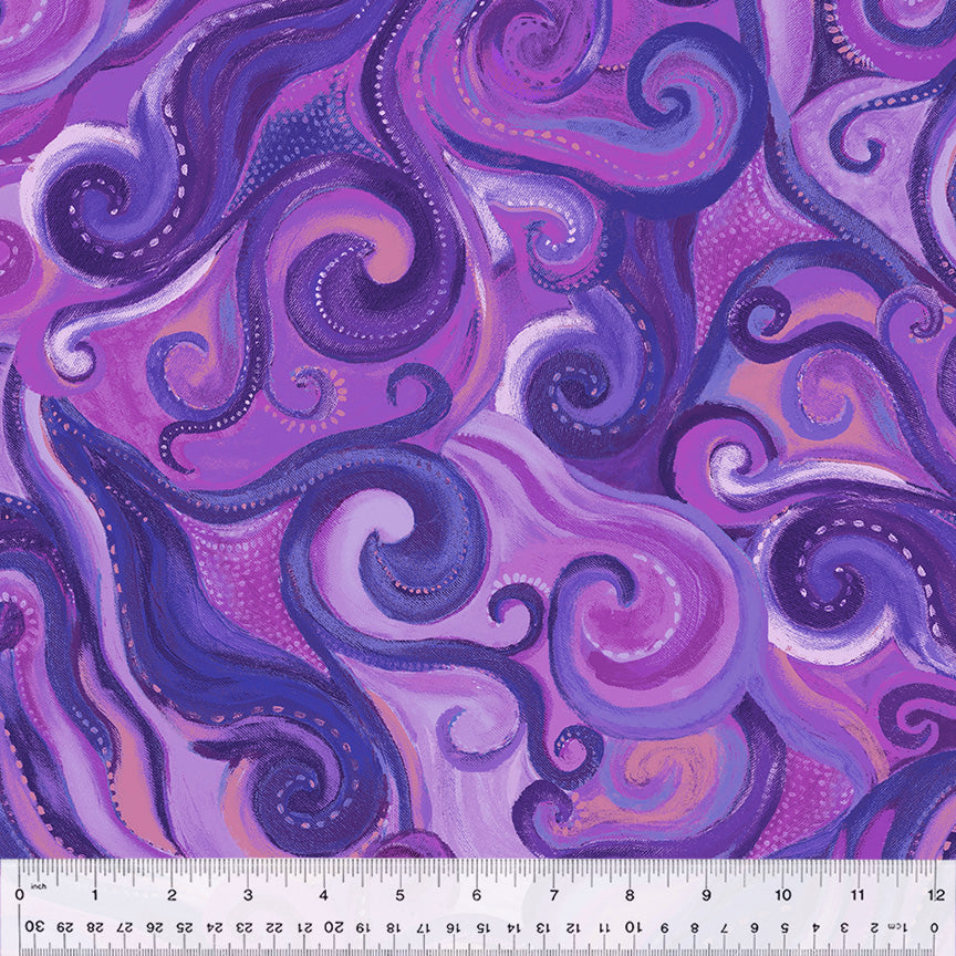 In Motion Melissa Marie Collins 53748D-5 Violet Whirl Cotton – Windham Fabrics