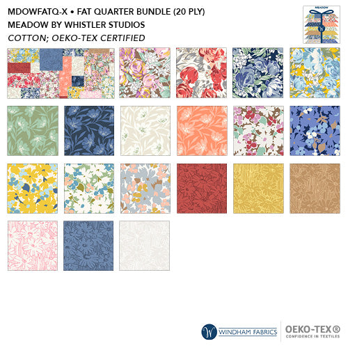 Meadow Whistler Studios MDOWFATQ-X Multi Fat Quarter Bundle High Densi – Windham Fabrics