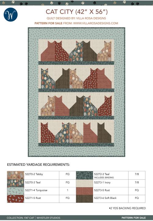 Cat City (FC) – Windham Fabrics