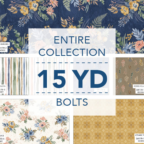 Flower Shop Janelle Penner 15YDFLOW-X Multi 15Yd Assortment Cotton ...