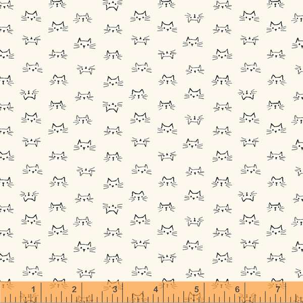 Little Whispers Whistler Studios 53174-3 Parchment Kitties Cotton ...