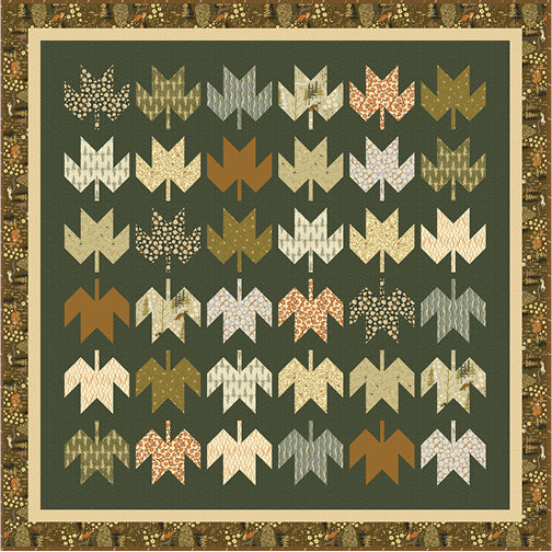 Willow Bend Cassandra Zaniboni 54849DQT-X Multi Leaflets (68"x68") Qui ...