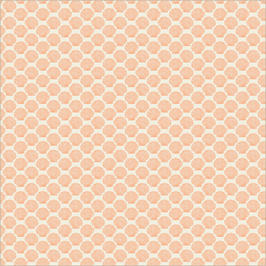 Ocean Life Leslie Trimbach 54993-8 Coral Shell Cotton – Windham Fabrics