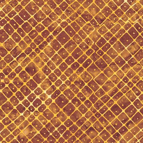 Pineapple Shibori 858Q-14 Toffee Pineapple Shibori Batik Cotton ...