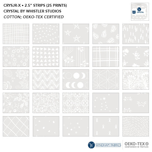 Crystal Whistler Studios CRYSJR-X Multi 2.5" Strips Cotton – Windham ...