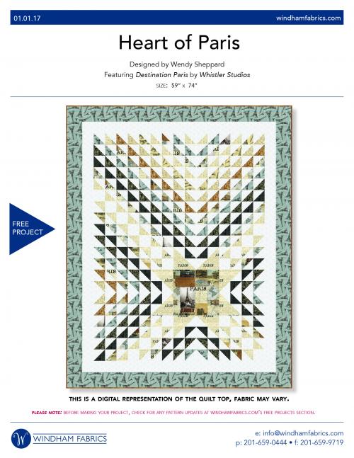 Heart of Paris (Destination Paris) – Windham Fabrics