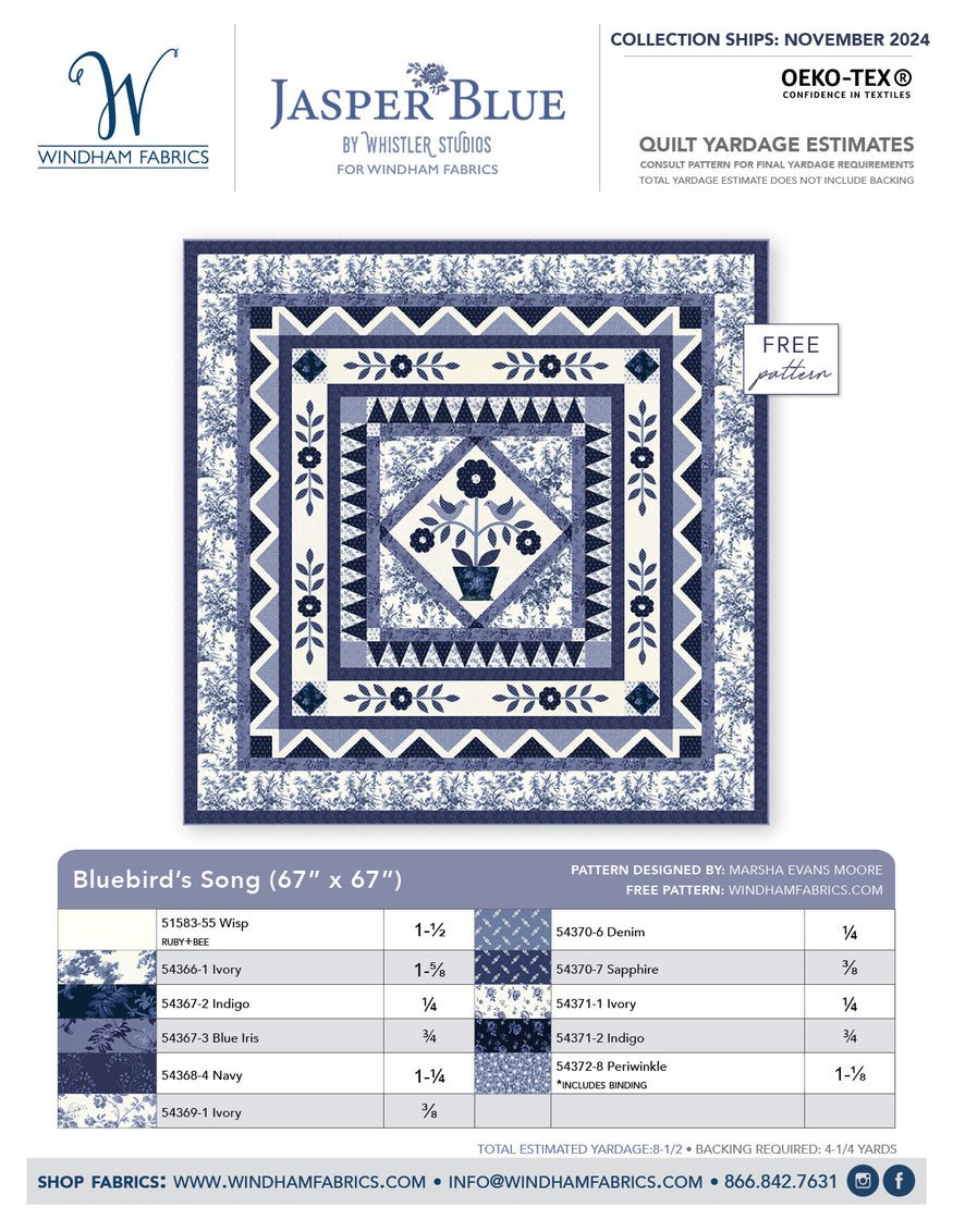 Jasper Blue – Windham Fabrics