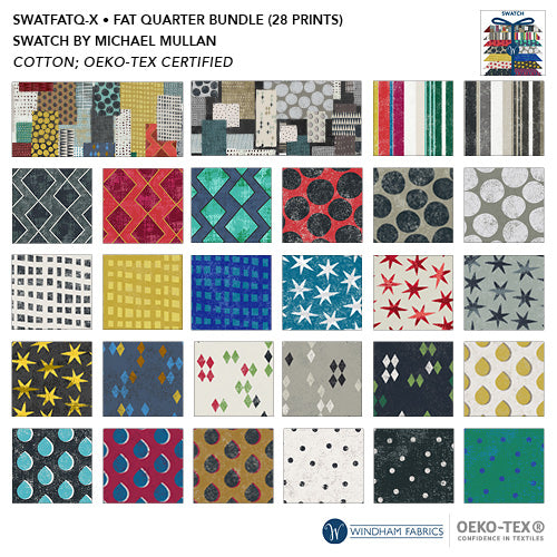 Swatch Michael Mullan SWATFATQ-X Multi Cotton – Windham Fabrics