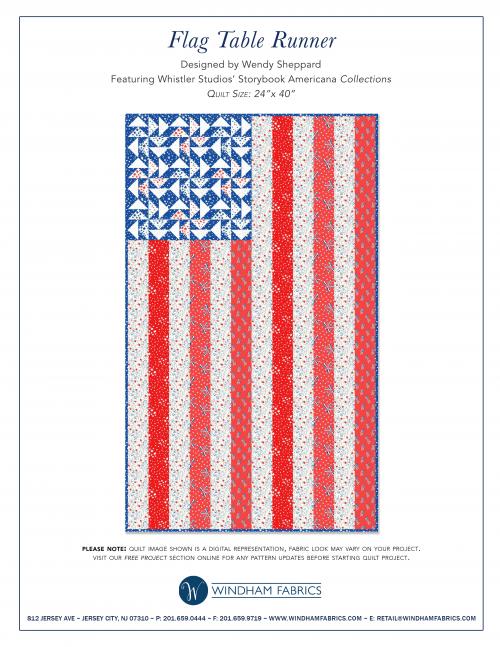 Flag Table Runner – Windham Fabrics