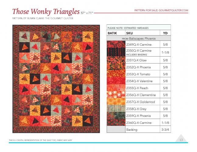 Those Wonky Triangles (Phoenix) – Windham Fabrics