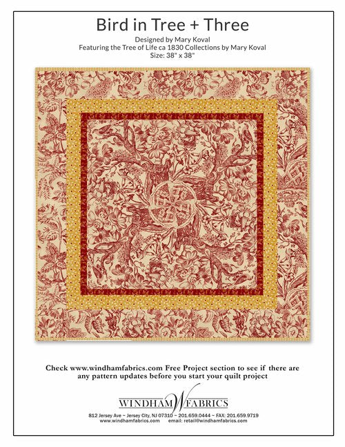 Bird in Tree + Three – Windham Fabrics