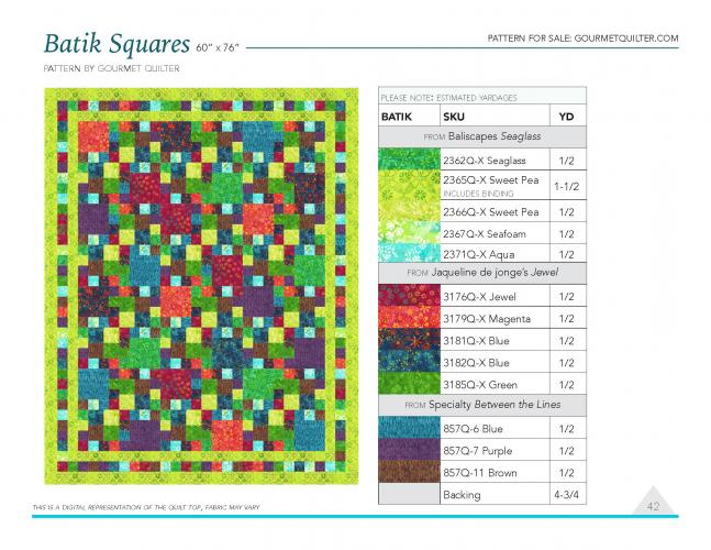 Batik Squares – Windham Fabrics