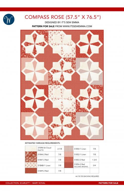 Compass Rose (57-1/2 x 76-1/2) – Windham Fabrics