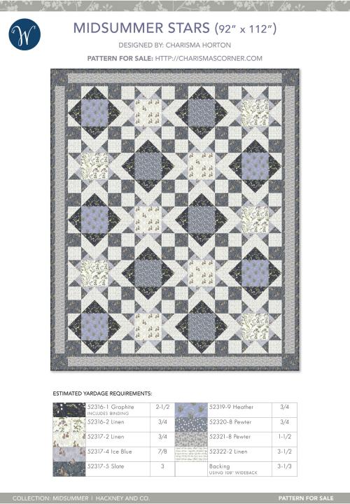 Midsummer Stars (92 x 112) – Windham Fabrics
