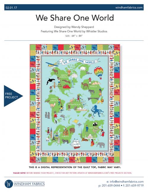 We Share One World – Windham Fabrics