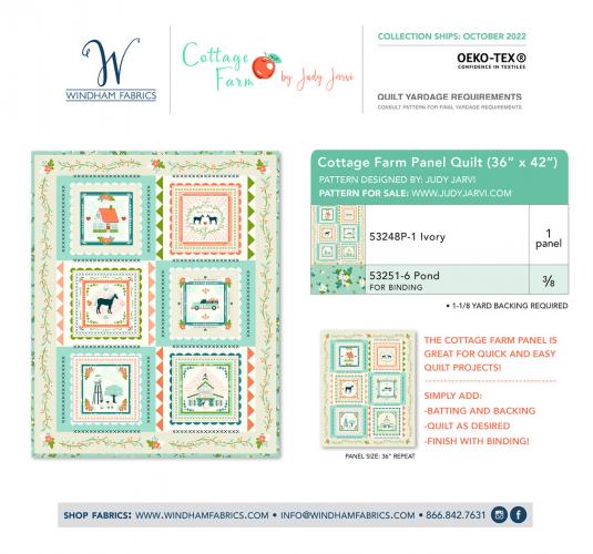 Cottage Farm Panel Quilt (CF) – Windham Fabrics