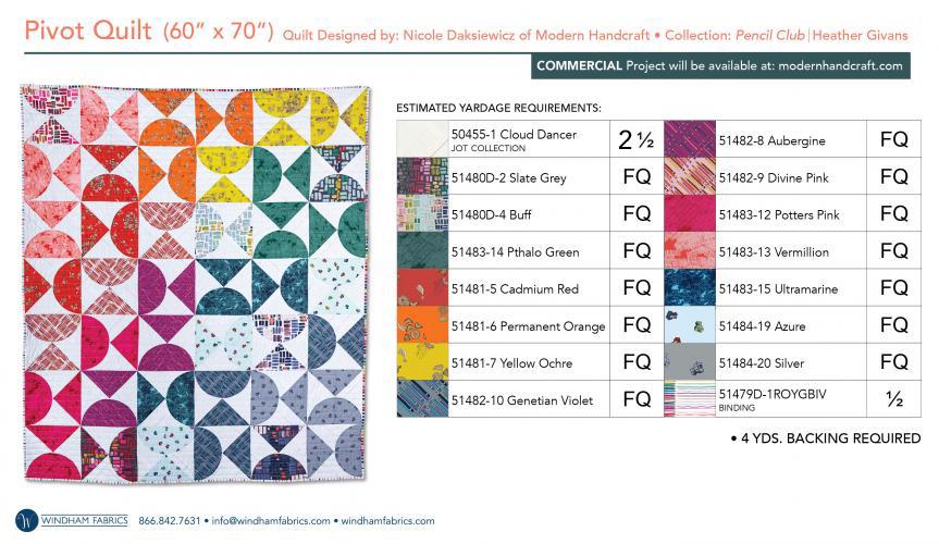 Pivot Pencil Club (PC) – Windham Fabrics