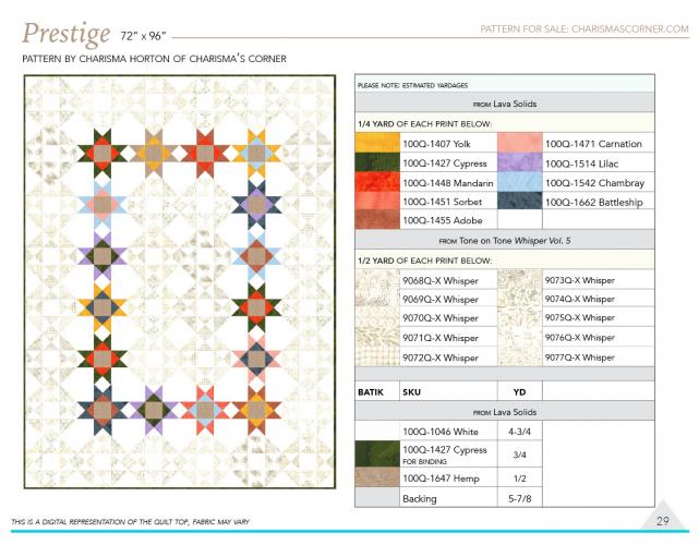 Prestige (72 x 96) Whisper V.5 – Windham Fabrics