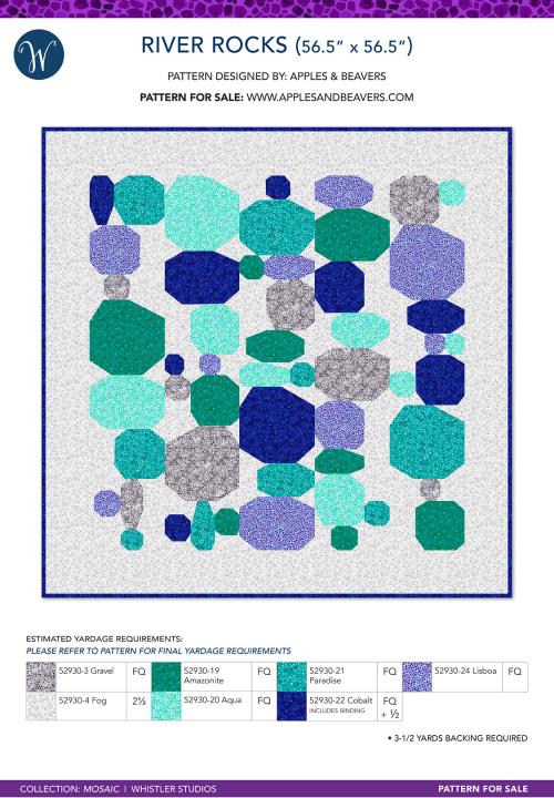 River Rocks (Mosaic) – Windham Fabrics