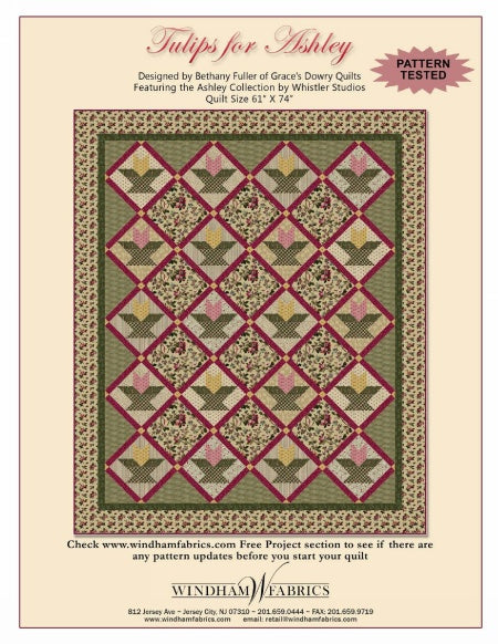 Tulips for Ashley – Windham Fabrics